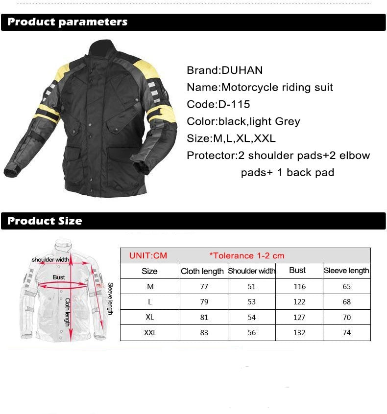 Duhan Desert Eagle Motorcycle Jacket – Pride Armour